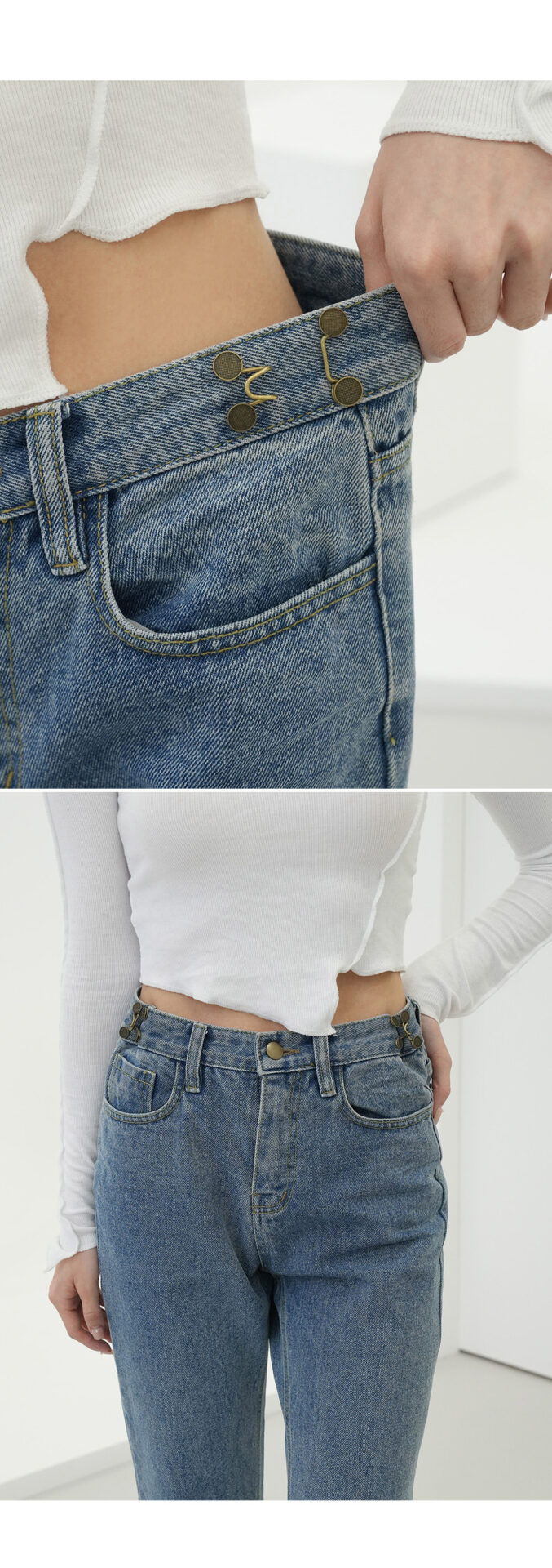 ベルト通しがないスカートやズボンの対処法は調整ボタンがおすすめ！ | TAQLOG